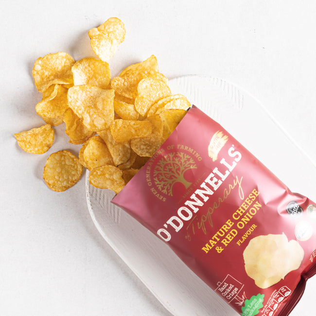 Artisan Irish Crisps - Cheese & Onion 125g – Donnybrook Fair